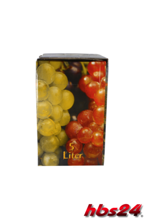 Bag in Box 5 Liter Motiv Trauben - hbs24