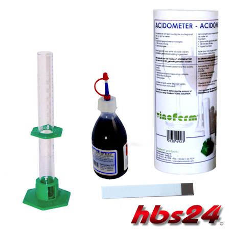 Acidometer Set 2 Gesamtsäure Messung bei Wein/Saft Winzer Zubehör- hbs24