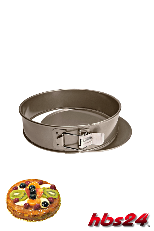 Springform Backform rund 2-tlg 24 cm Profi-Qualität - hbs24