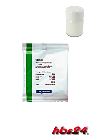 YoFlex® Jogurt Kultur für 250 Liter - hbs24